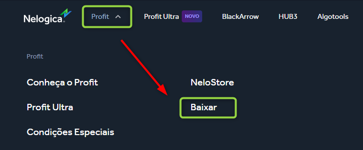 Como realizar o download do Profit – Nelogica Sistemas de Software