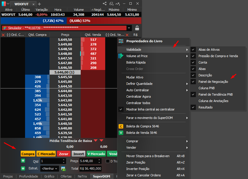 SuperDOM – Nelogica Sistemas de Software